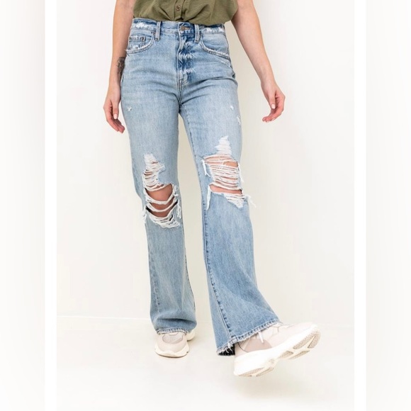 pistola | Jeans | Stevie High Rised Pistola Flare Ripped Jeans | Poshmark